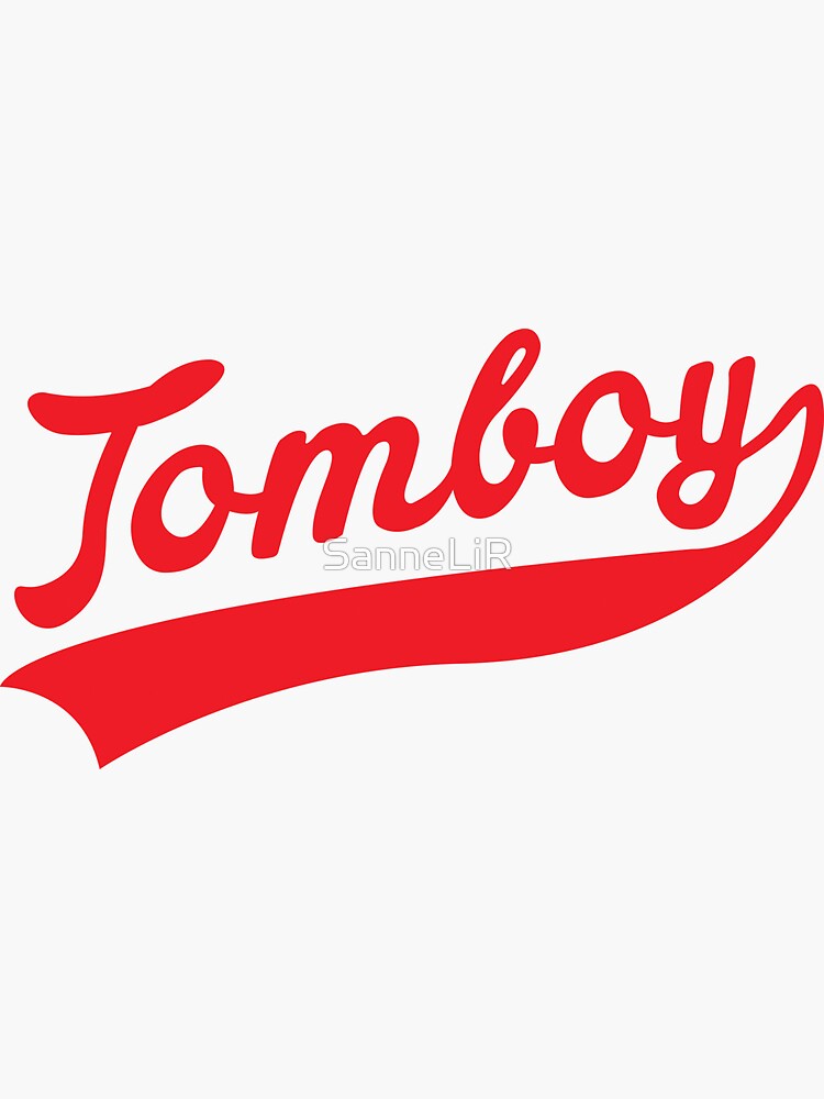 "Tomboy" Sticker for Sale by SanneLiR | Redbubble