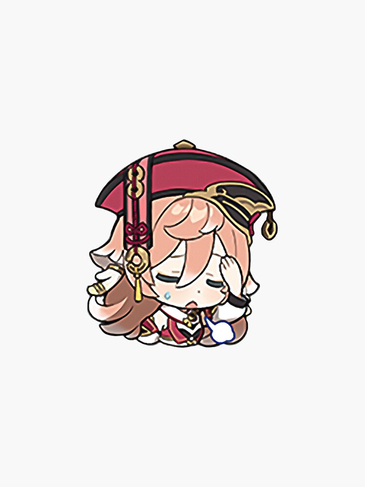 "Yanfei | Genshin Impact Sticker "Sigh"" Sticker for Sale by ...