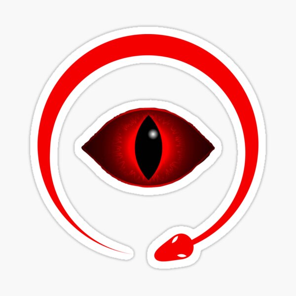 "SNAKE ? EYES" Sticker for Sale by ZouhirArraki | Redbubble