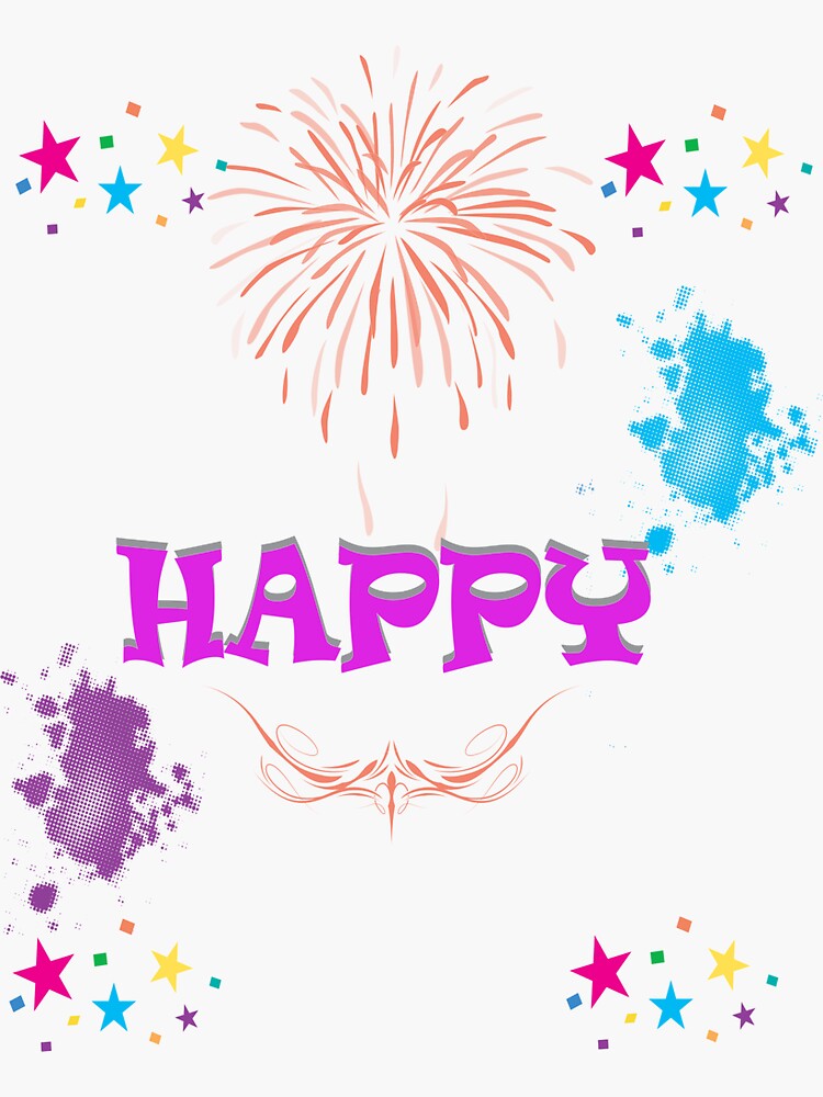 "happy human being" Sticker for Sale by maissaepro | Redbubble