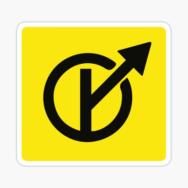 "MGTOW Symbol (2) for Men Going Their Own Way" Sticker for Sale by ...