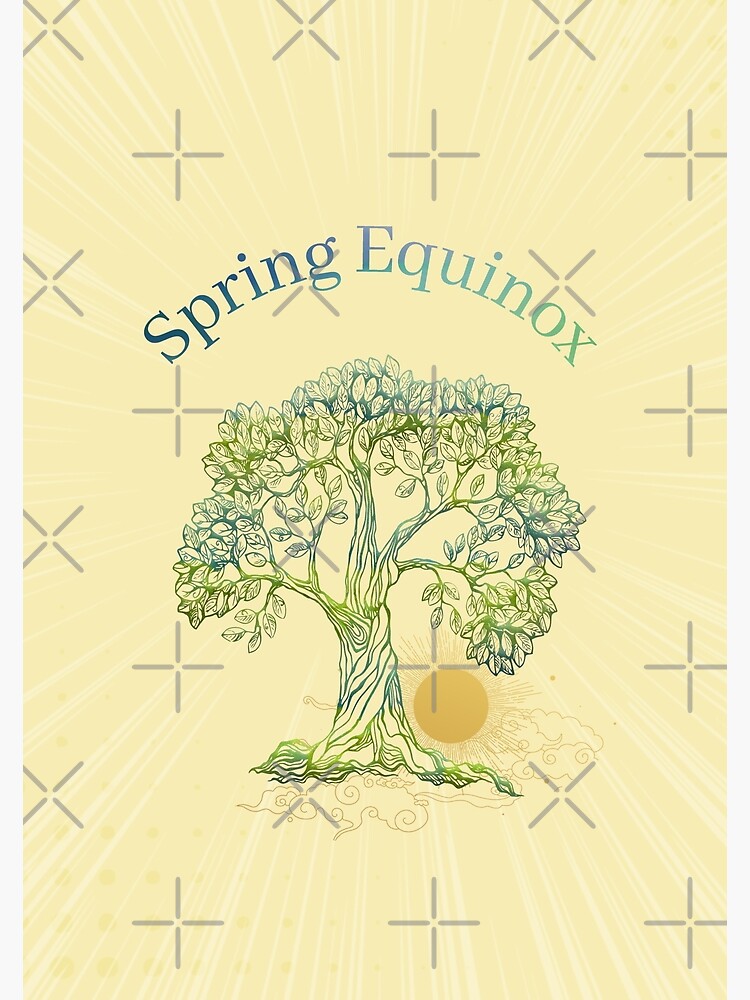 "Spring Equinox Tree Of Life" Poster by EDreamcatcher | Redbubble