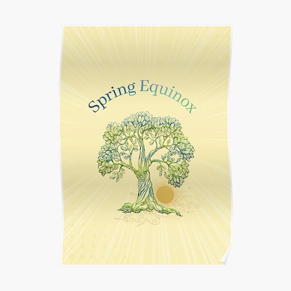 "Spring Equinox Tree Of Life" Poster by EDreamcatcher | Redbubble