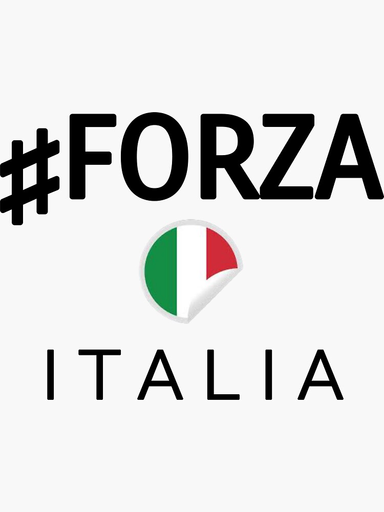 "Forza Italia Euro 2020 Italian Flag" Sticker for Sale by yousseff01 ...