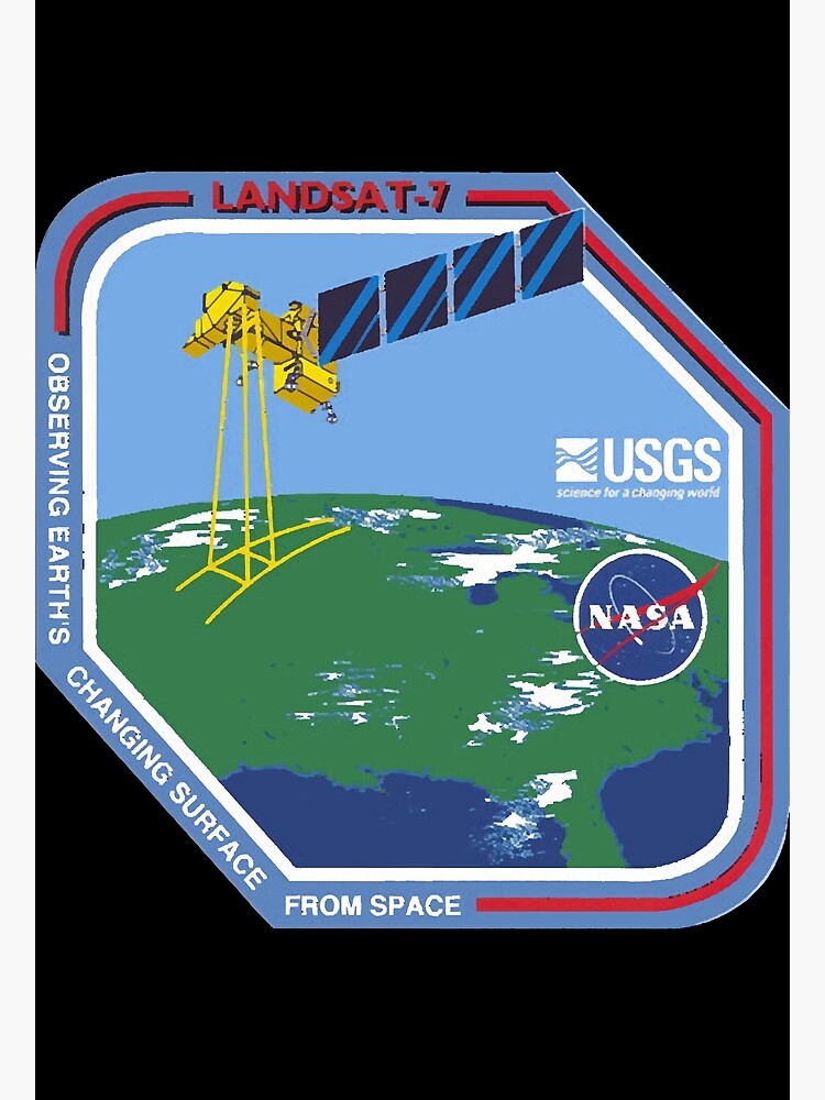 "Landsat 7 logo " Poster for Sale by shaGorden32 | Redbubble
