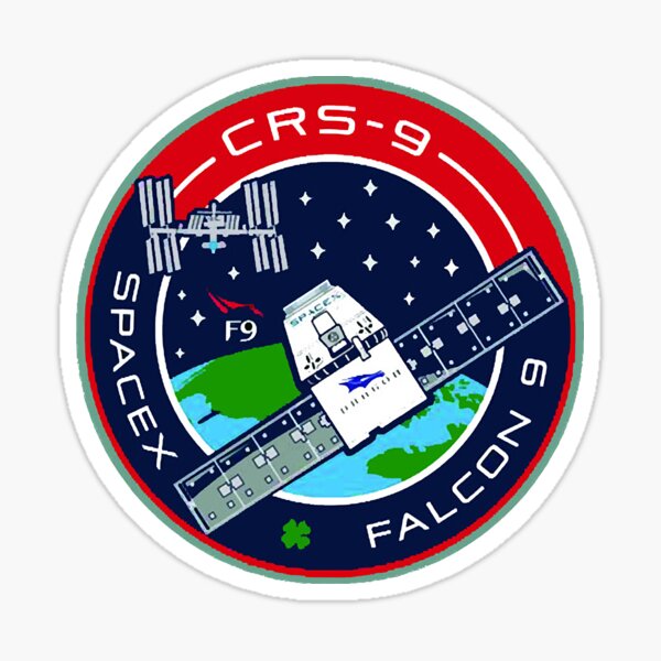 "CRS-9 Logo " Sticker by shaGorden32 | Redbubble