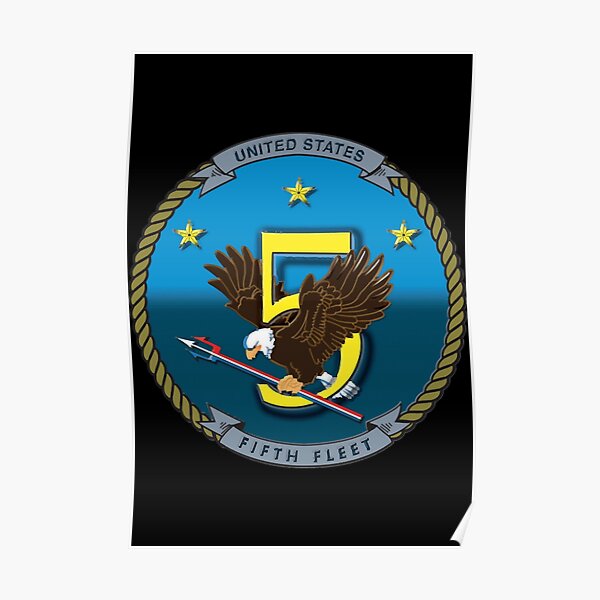 "United States Navy Fifth Fleet logo " Poster for Sale by shaGorden32 ...