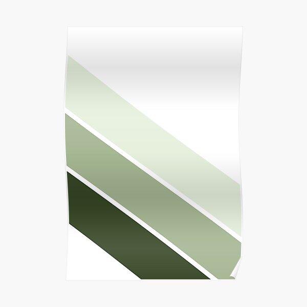 "Sage Green Line Design" Poster by Wags2015 | Redbubble