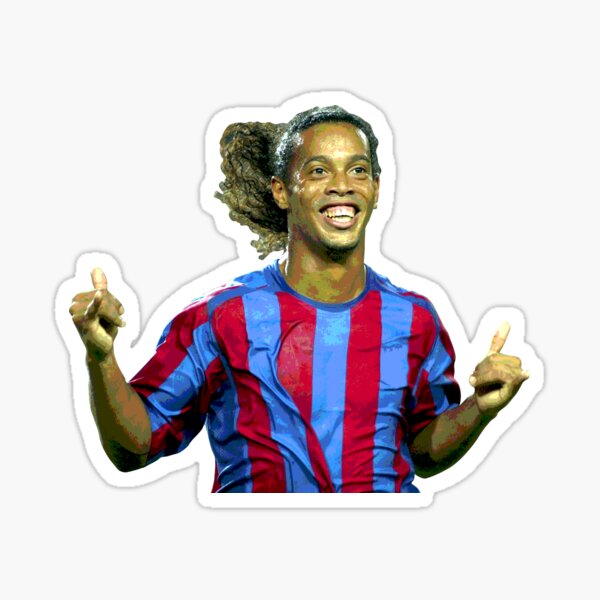 "Ronaldinho" Sticker for Sale by maxiii23 | Redbubble