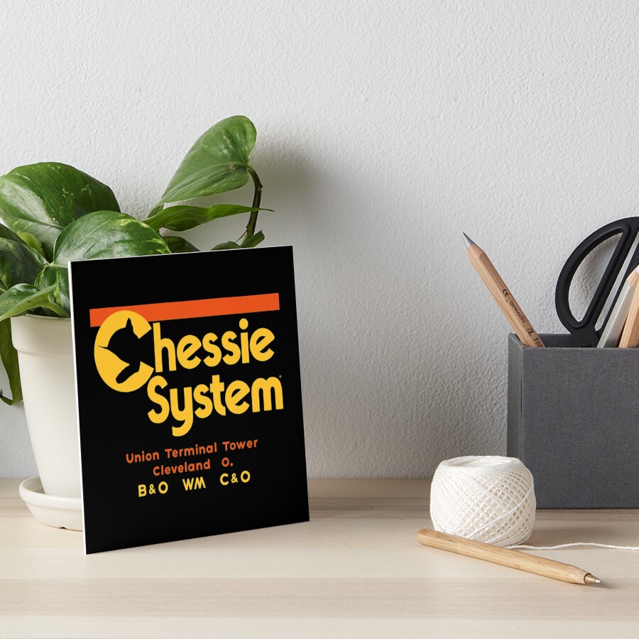 "Chessie System Railroad (CSRR) - Vintage Railroad Logo" Art Board ...