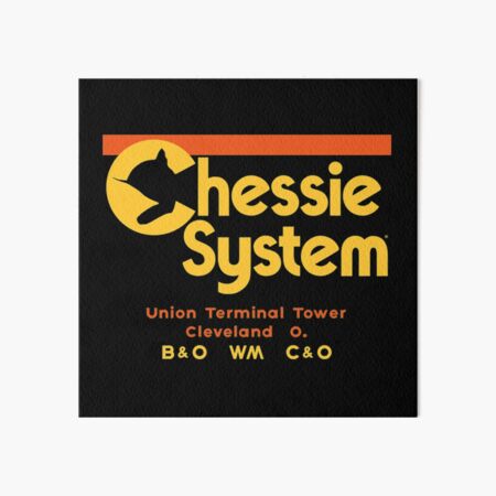 "Chessie System Railroad (CSRR) - Vintage Railroad Logo" Art Board ...