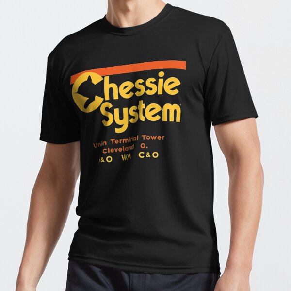 "Chessie System Railroad (CSRR) - Vintage Railroad Logo" Active T-Shirt ...