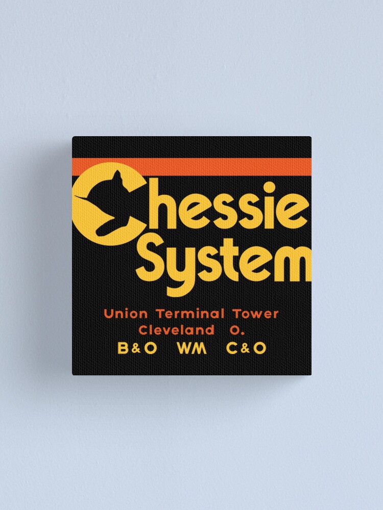 "Chessie System Railroad (CSRR) - Vintage Railroad Logo" Canvas Print ...