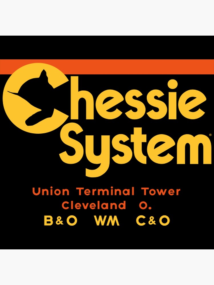 "Chessie System Railroad (CSRR) - Vintage Railroad Logo" Poster by ...