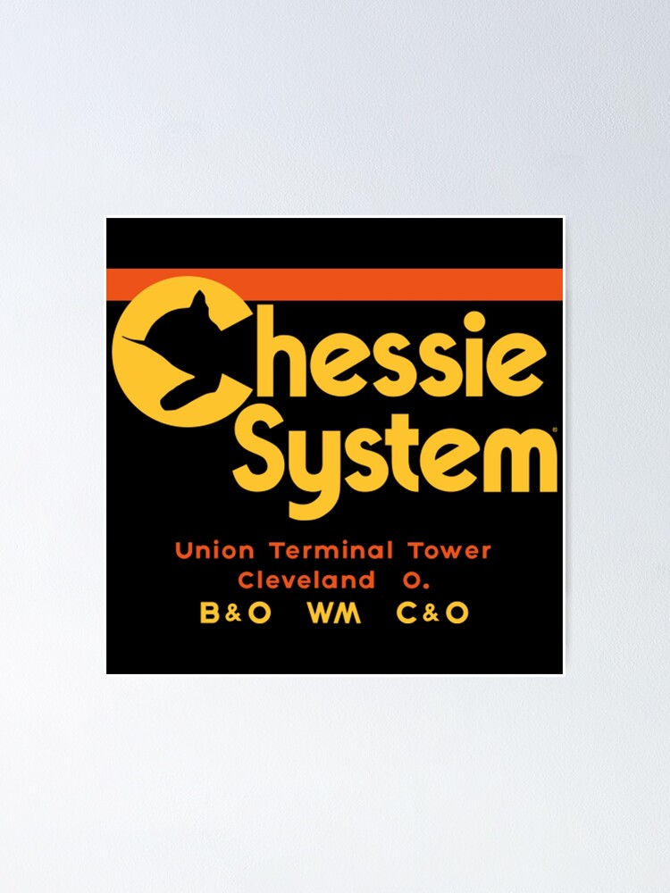 "Chessie System Railroad (CSRR) - Vintage Railroad Logo" Poster by ...