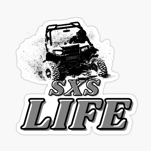 "sxs its a lifestyle" Sticker for Sale by captureAclassic | Redbubble