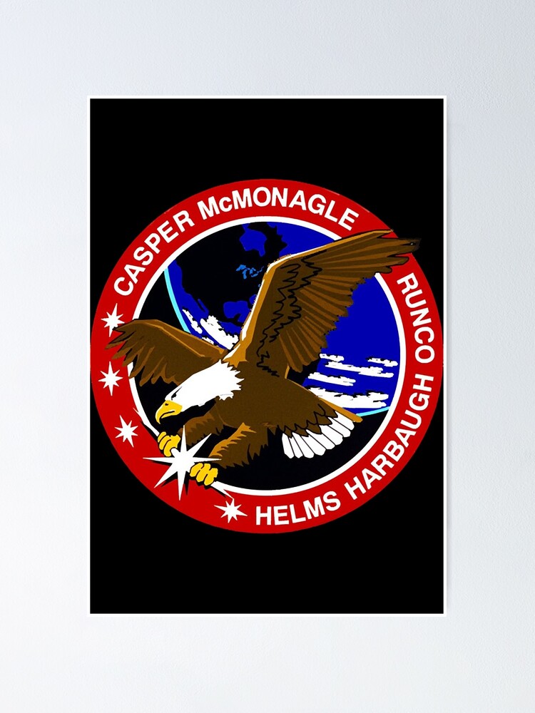 "STS-54 Mission Patch " Poster by shaGorden32 | Redbubble
