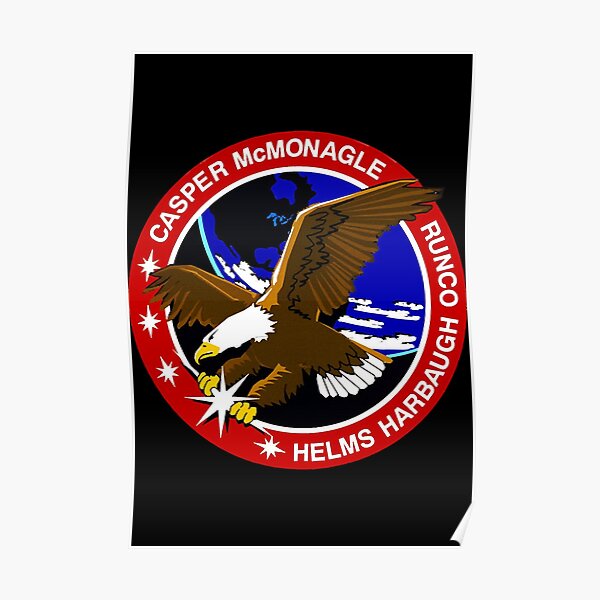 "STS-54 Mission Patch " Poster by shaGorden32 | Redbubble