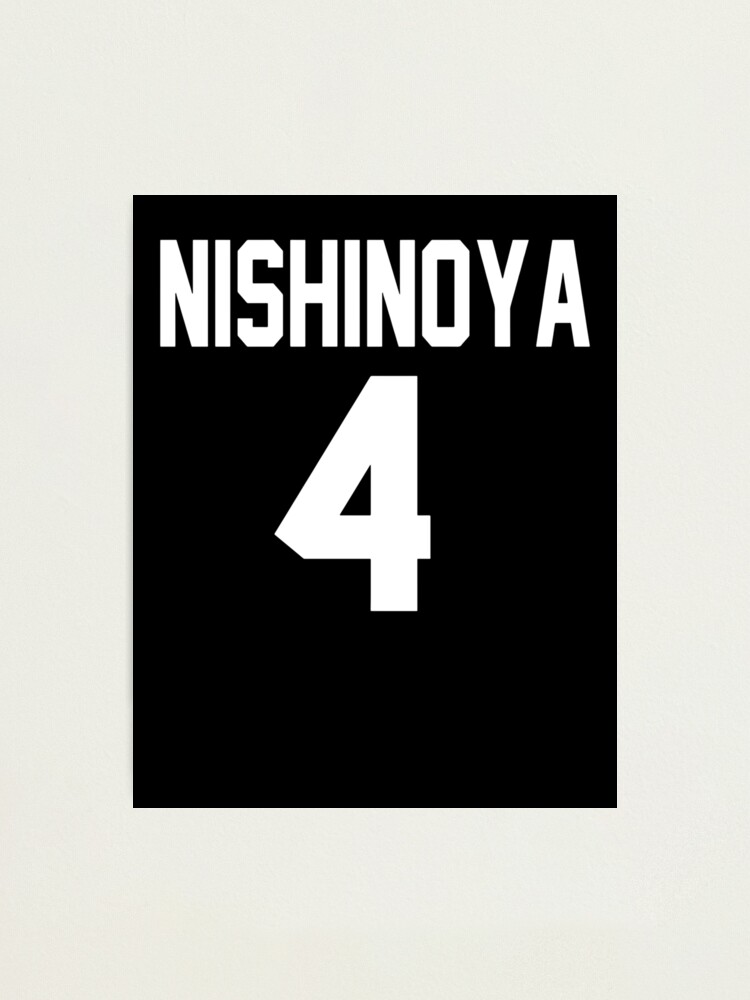 "Haikyuu Jersey Nishinoya Number 4 Karasuno Slim Fit Design S Soft ...