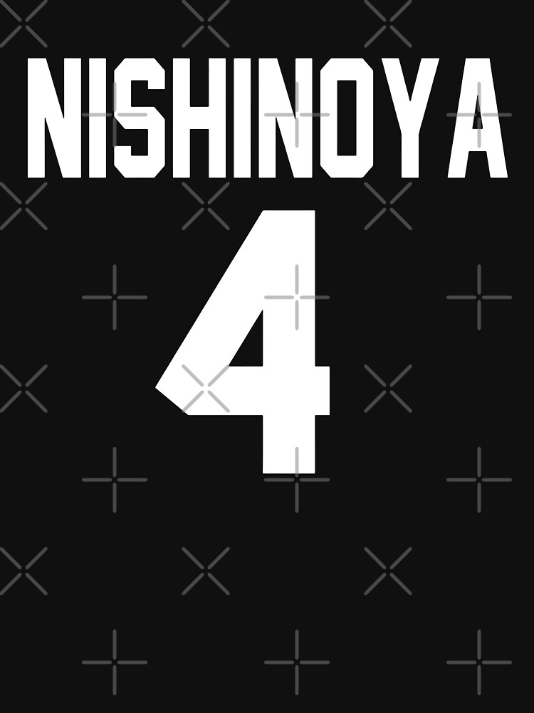 "Haikyuu Jersey Nishinoya Number 4 Karasuno Slim Fit Design S Soft ...