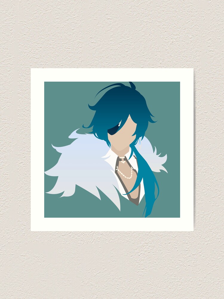 "Genshin Impact Kaeya Minimalist Vector Art" Art Print for Sale by ...