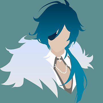 "Genshin Impact Kaeya Minimalist Vector Art" Art Print for Sale by ...