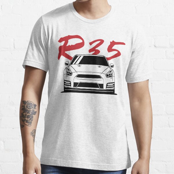 "GTR (R35)" T-shirt for Sale by OlegMarkaryan | Redbubble | cars t ...