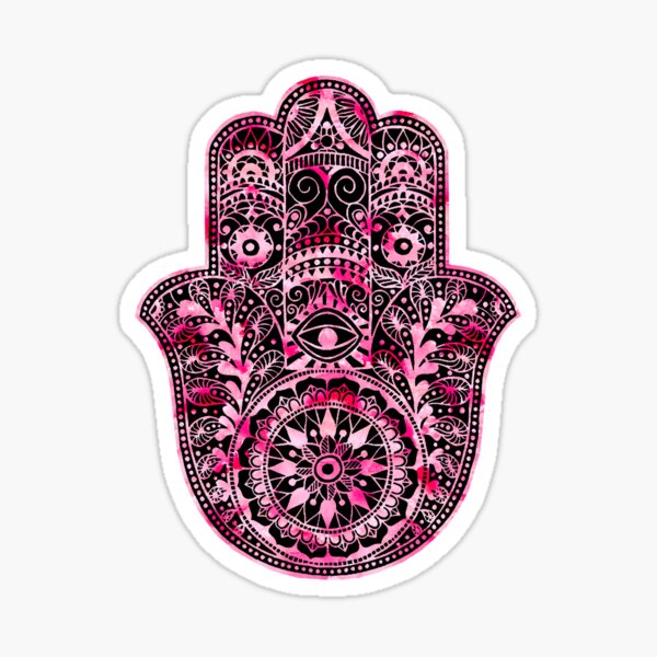 "Hamsa Hand" Sticker by maryedenoa | Redbubble