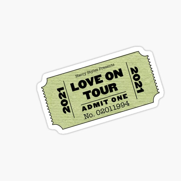 "LOT TICKET" Sticker for Sale by aubreelauryn | Redbubble