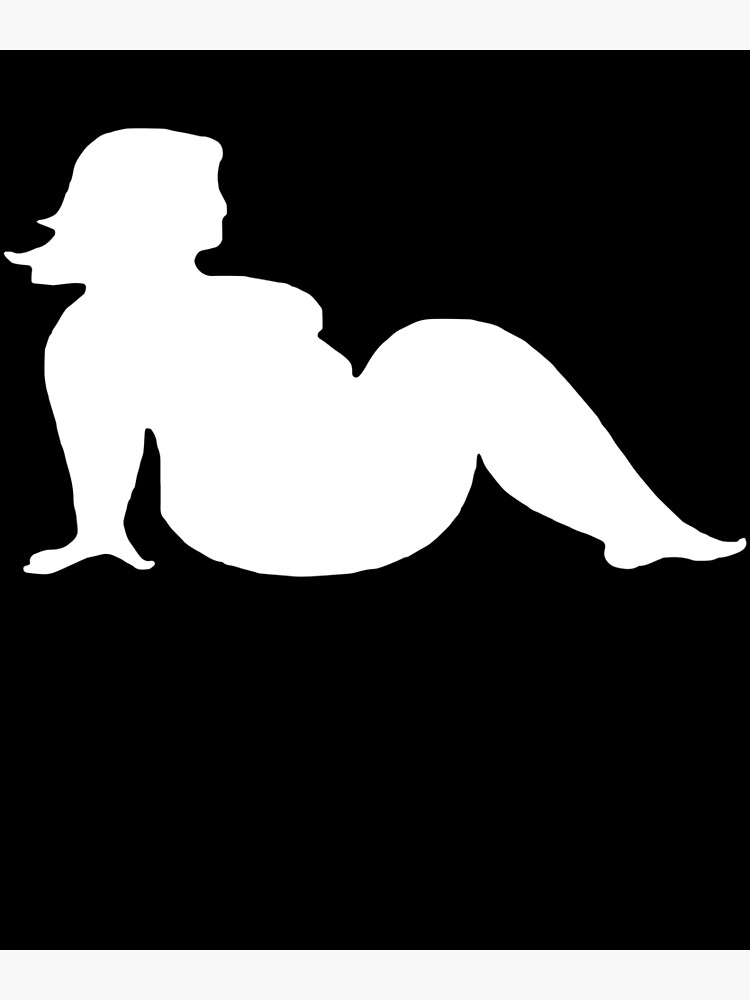 Thick Chick Funny Sexy Fat Girl Trucker Mudflap Hot Woman Hipster