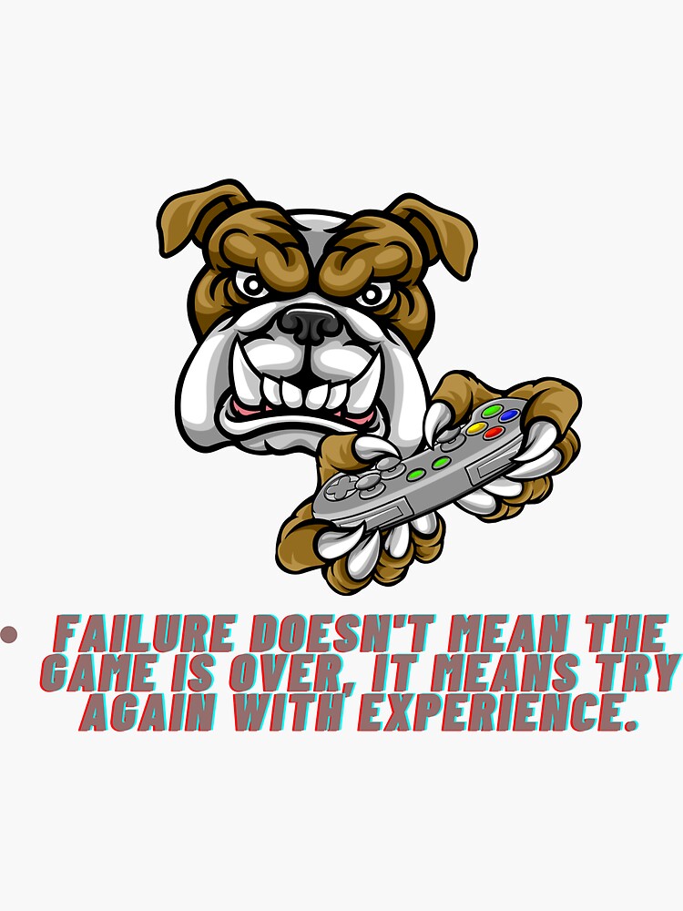 "Best Gamer Dog" Sticker for Sale by choudharystore | Redbubble