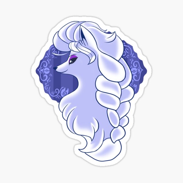 Paper Bumper Stickers Ninetales decal etna.com.pe