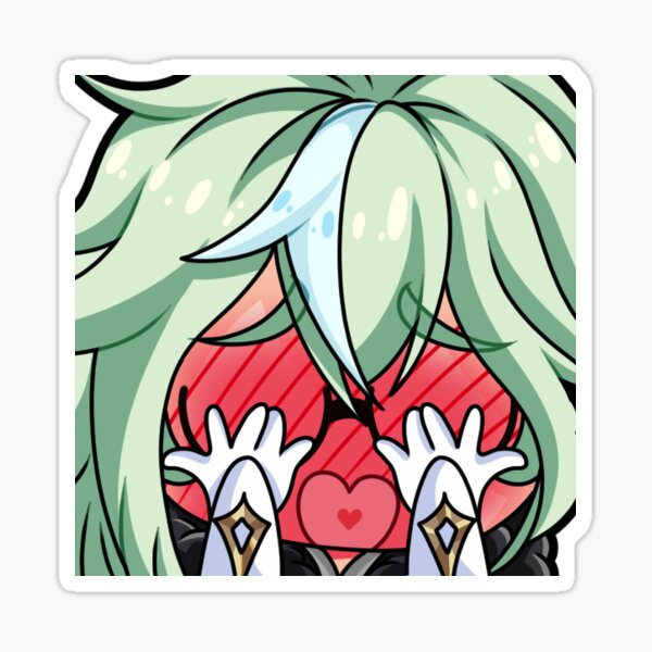"Genshin Impact Sucrose" Sticker for Sale by BitsyFoxy | Redbubble