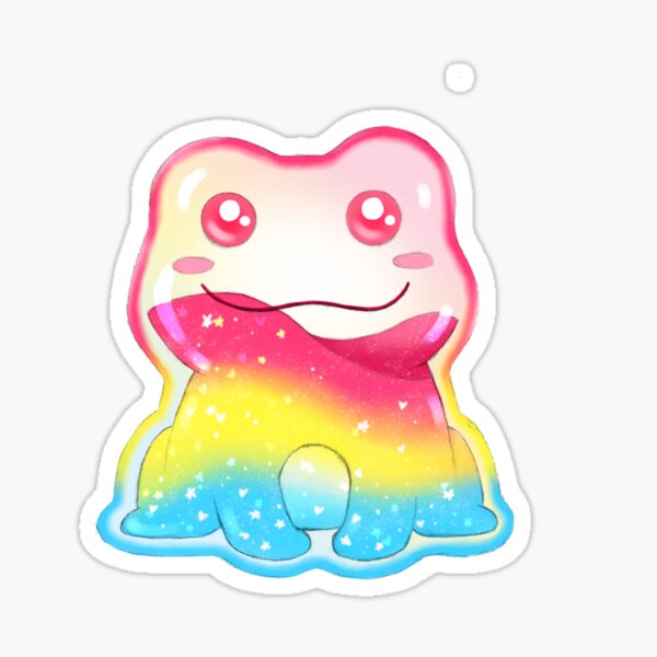 "Pansexual Flag Pride Frog" Sticker for Sale by janikiu | Redbubble