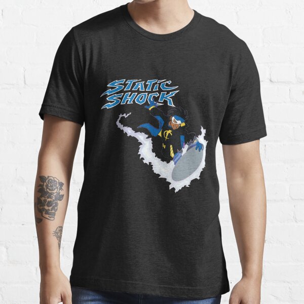 "Static Shock" T-shirt for Sale by BlackBee9 | Redbubble | static shock ...