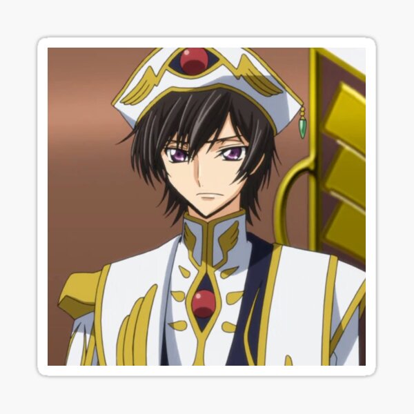 "Lelouch Lamperouge" Sticker for Sale by Sriraten | Redbubble