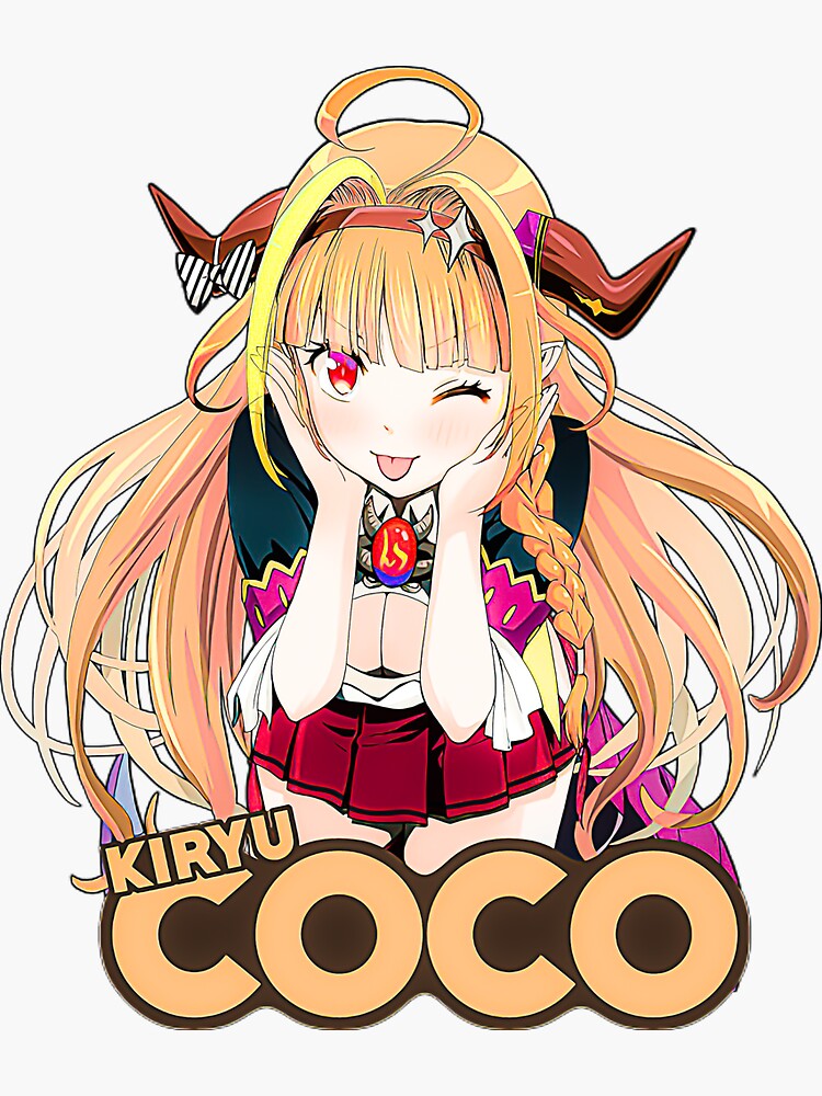 "Kiryu Coco" Sticker for Sale by gojo210 | Redbubble
