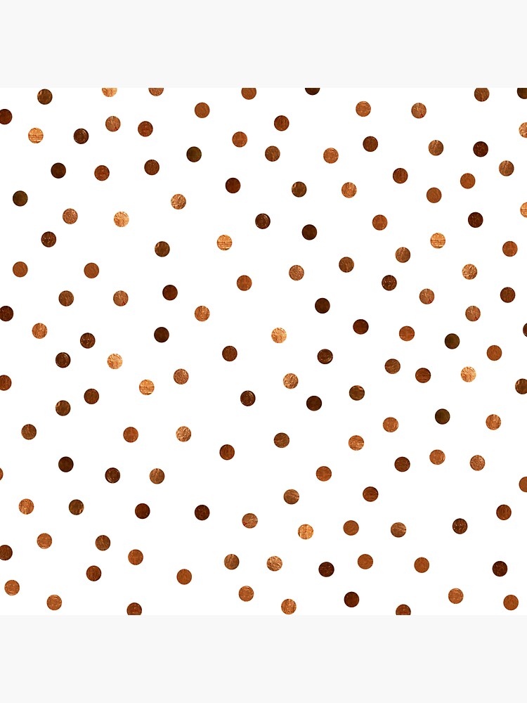 "Copper Dots Pattern" Sticker for Sale by oursunnycdays | Redbubble