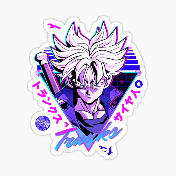 "Trunks Dragonball" Sticker for Sale by blueberryy213 | Redbubble