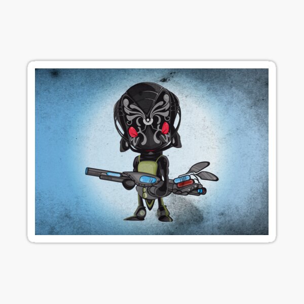 "Alien Soldier" Sticker for Sale by maniacreations | Redbubble