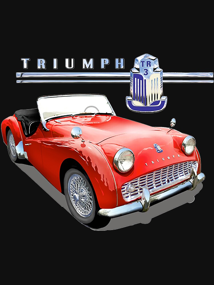 "Triumph T-ShirtTriumph TR3 " Essential T-Shirt for Sale by AndeBukin ...