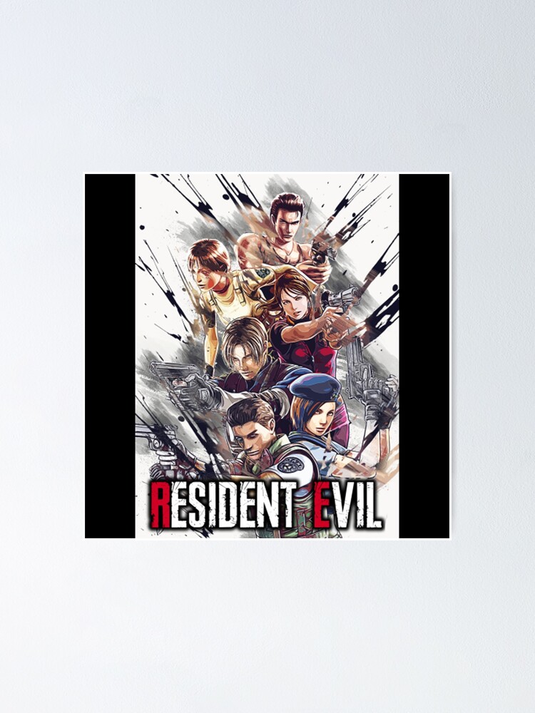 "resident evil art 5" Poster for Sale by AXin718ce | Redbubble