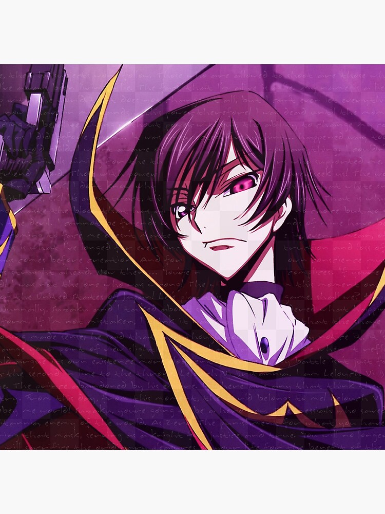 "Lelouch Lamperouge" Poster for Sale by Sumurjojot | Redbubble