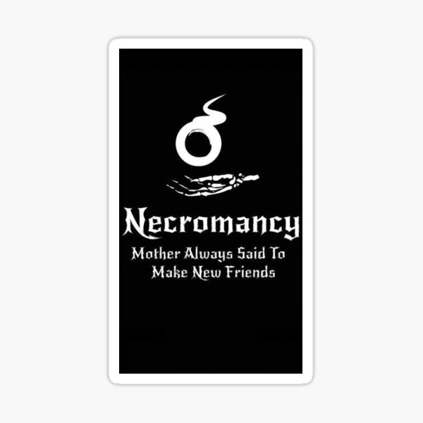 "Dungeons and Dragons Necromancy " Sticker for Sale by mortis2600 ...