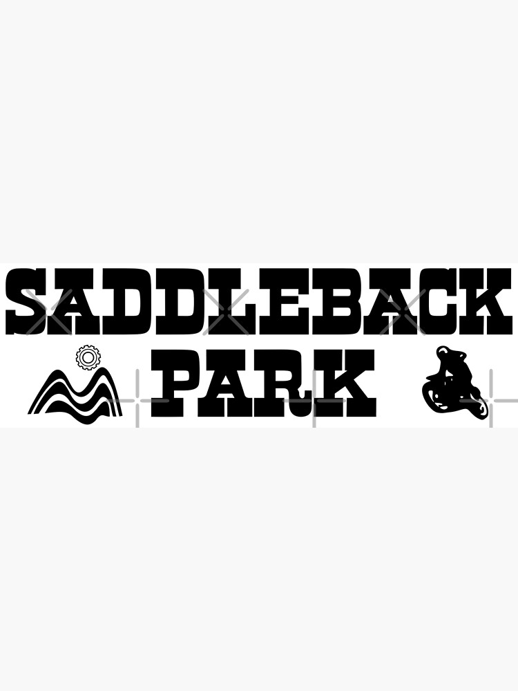 "Saddleback Park - Western Logo (Black ink)" Art Print for Sale by ...