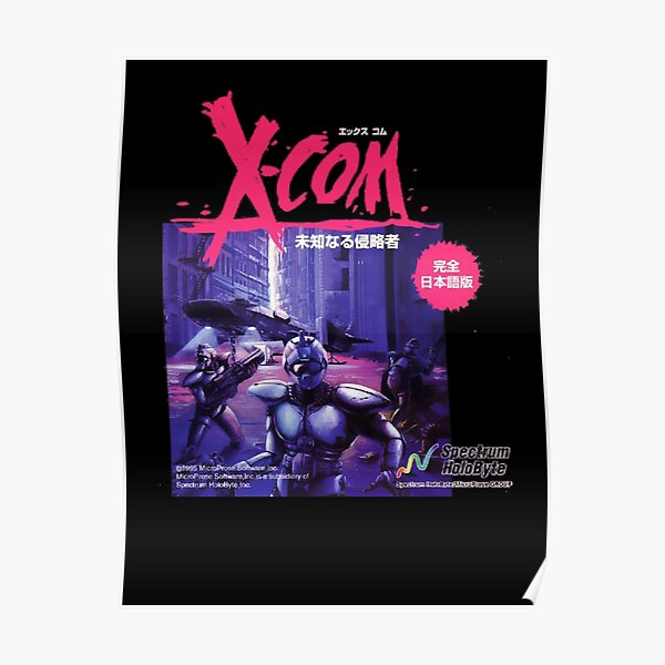 "XCOM UFO Defense Japanese Ver" Poster by MAKETOMOR | Redbubble