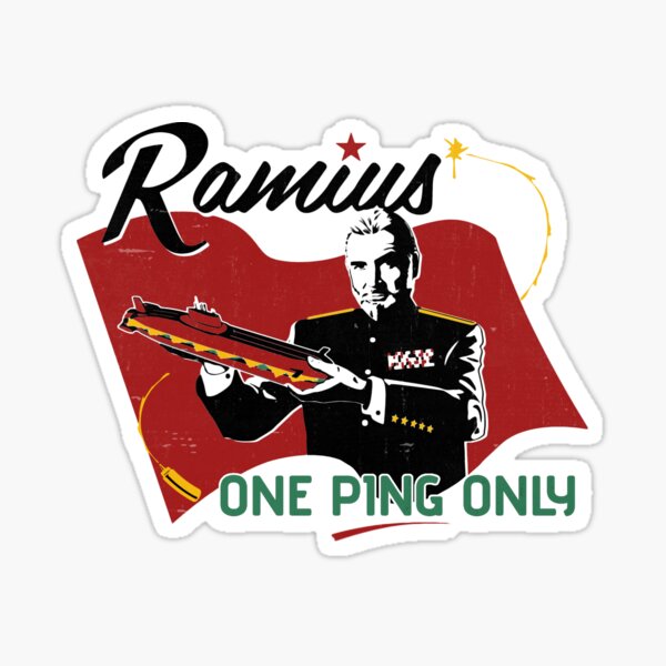 "One Ping Only" Sticker for Sale by PulsingDork | Redbubble