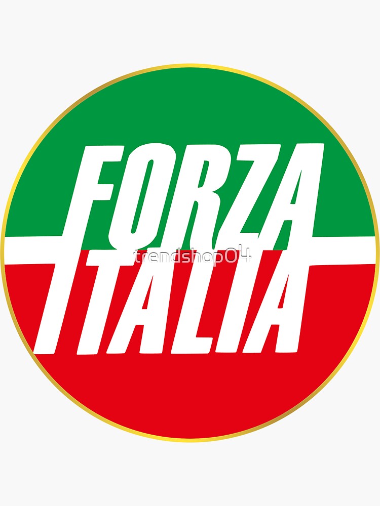 "Forza Italia forza azzuri" Sticker for Sale by trendshop04 | Redbubble