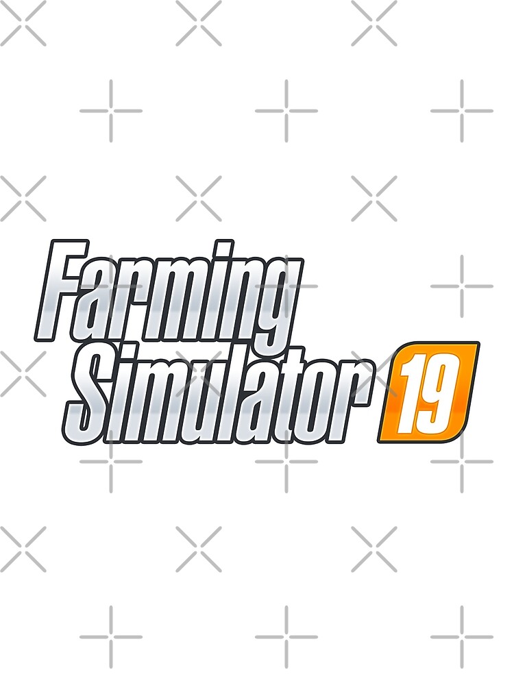 "Farming Simulator 19 logo" Art Print by JaroNT | Redbubble