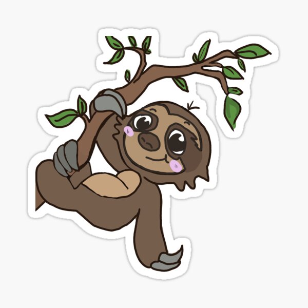 "Lazy emote" Sticker for Sale by annastrashxx | Redbubble
